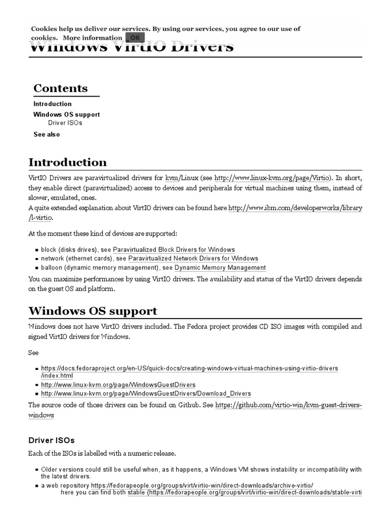 Windows VirtIO Drivers | PDF | Device Driver | Microsoft Windows