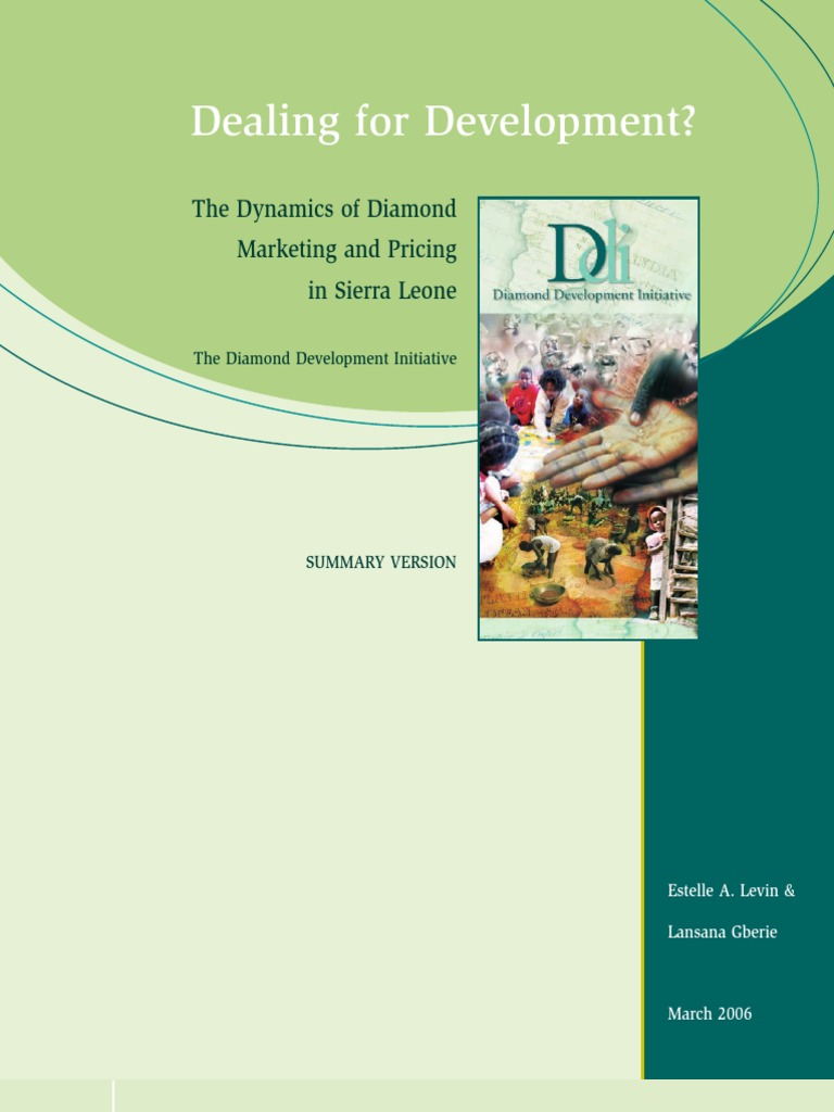 Diamond Development Initiative - Sierra Leone Diamond Marketing and ...