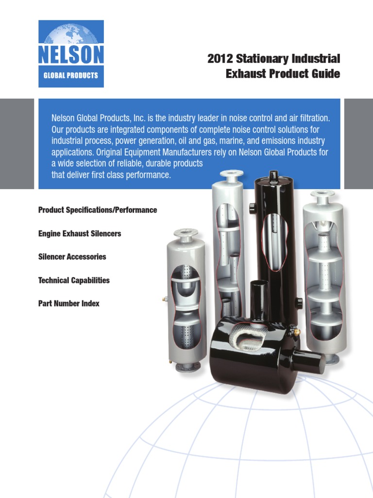 Catálogo Silencidores Nelson Global Products PDF | PDF | Pipe (Fluid ...
