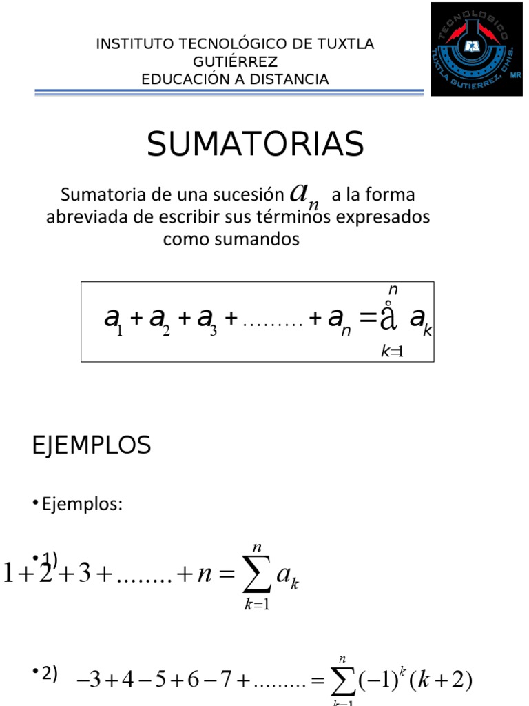 Notacion Sumatoria | PDF | Números | Enseñanza de matemática