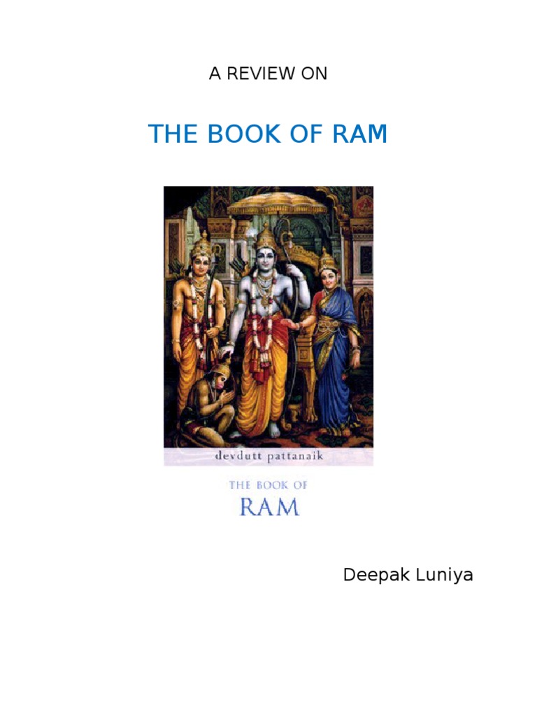 Review - The Book of Ram | PDF | Rama | Ramayana