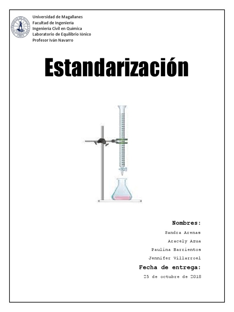 Determinación de la concentración de hidróxido de sodio mediante ...