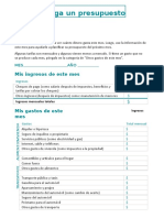 Plantilla Kakebo Imprimible Gratis | PDF
