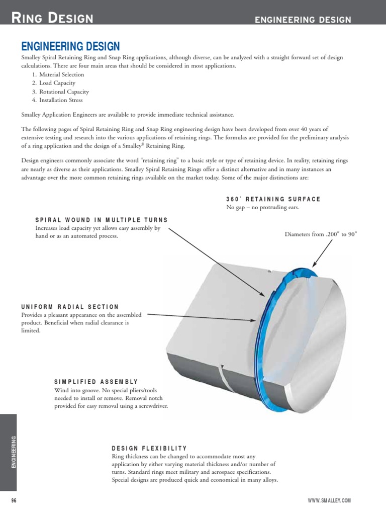 Circlip Design PDF | PDF | Strength Of Materials | Yield (Engineering)
