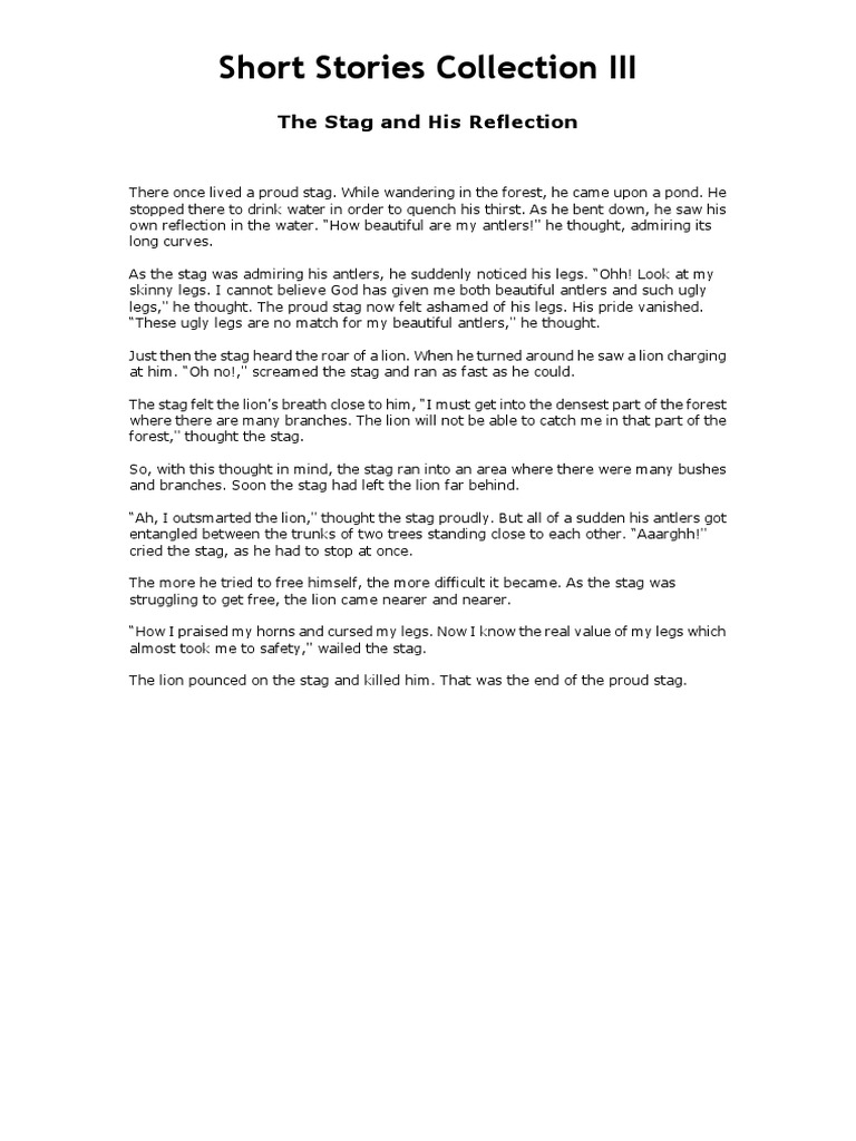 Short Stories Collection III PDF | PDF | Louis Pasteur | Microorganism