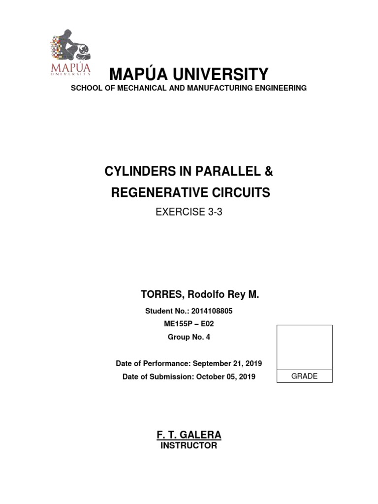 3 3 Cylinders in Parallel TORRES | PDF | Valve | Pump