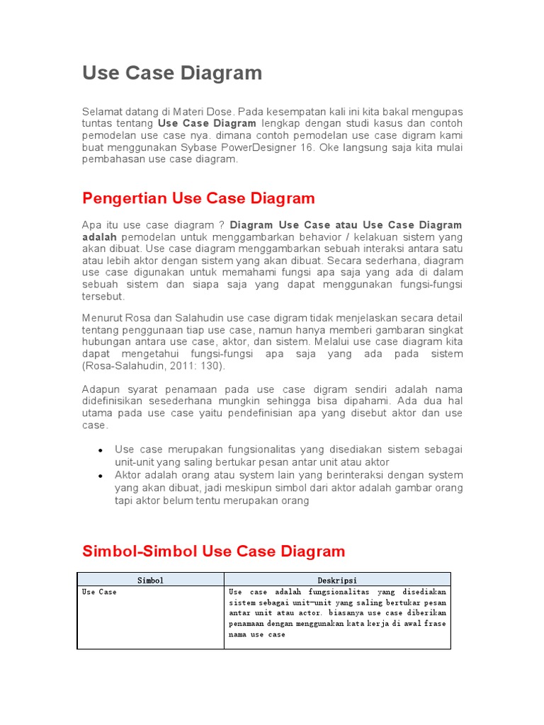 Use Case Diagram PDF | PDF