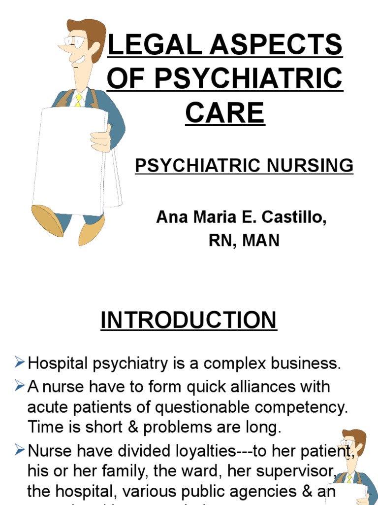 5 Legal Aspects of Psychiatric Care (16.02.2020) | PDF | Informed ...