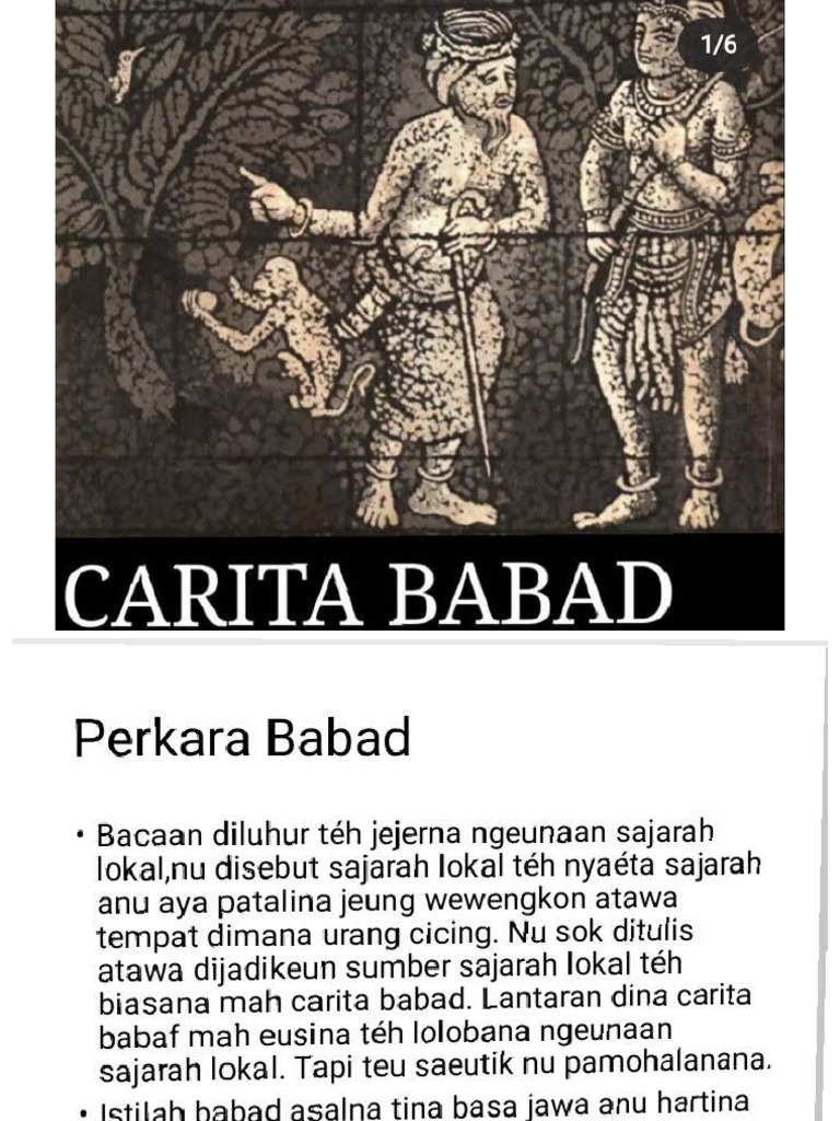 Carita Babad | PDF