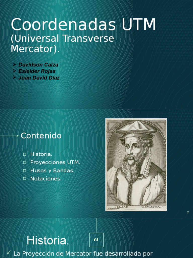 Sistema de coordenadas UTM: historia, proyecciones, husos, bandas y notaciones | PDF | Geografía ...