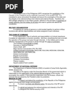 AFP Organization | PDF | Military Organization | Military