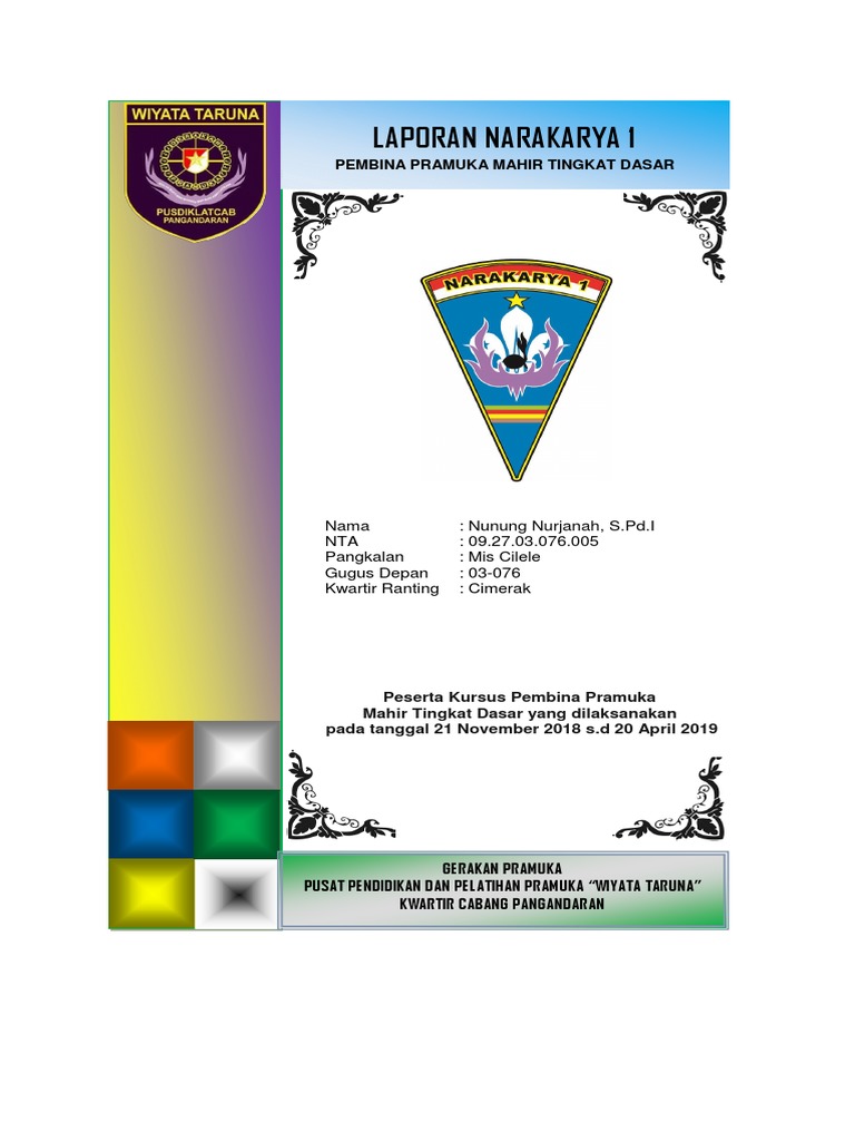 Laporan Narakarya 1 Pramuka Penggalang | PDF