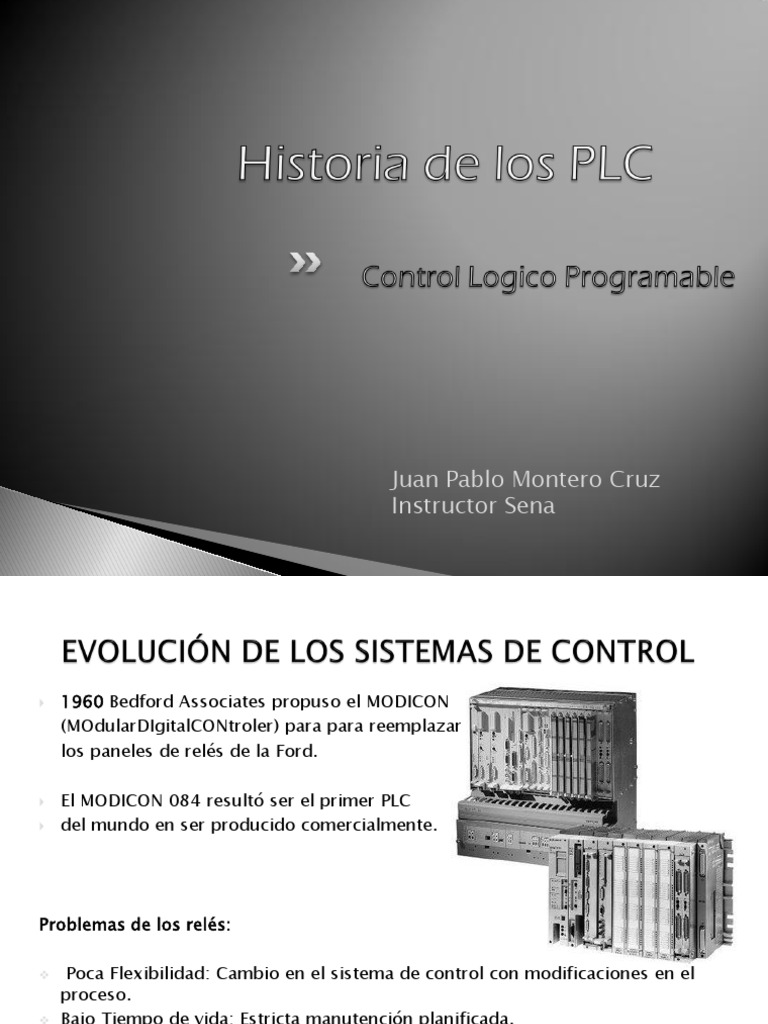 Historia de Los PLC | PDF | Controlador lógico programable | Ingeniería