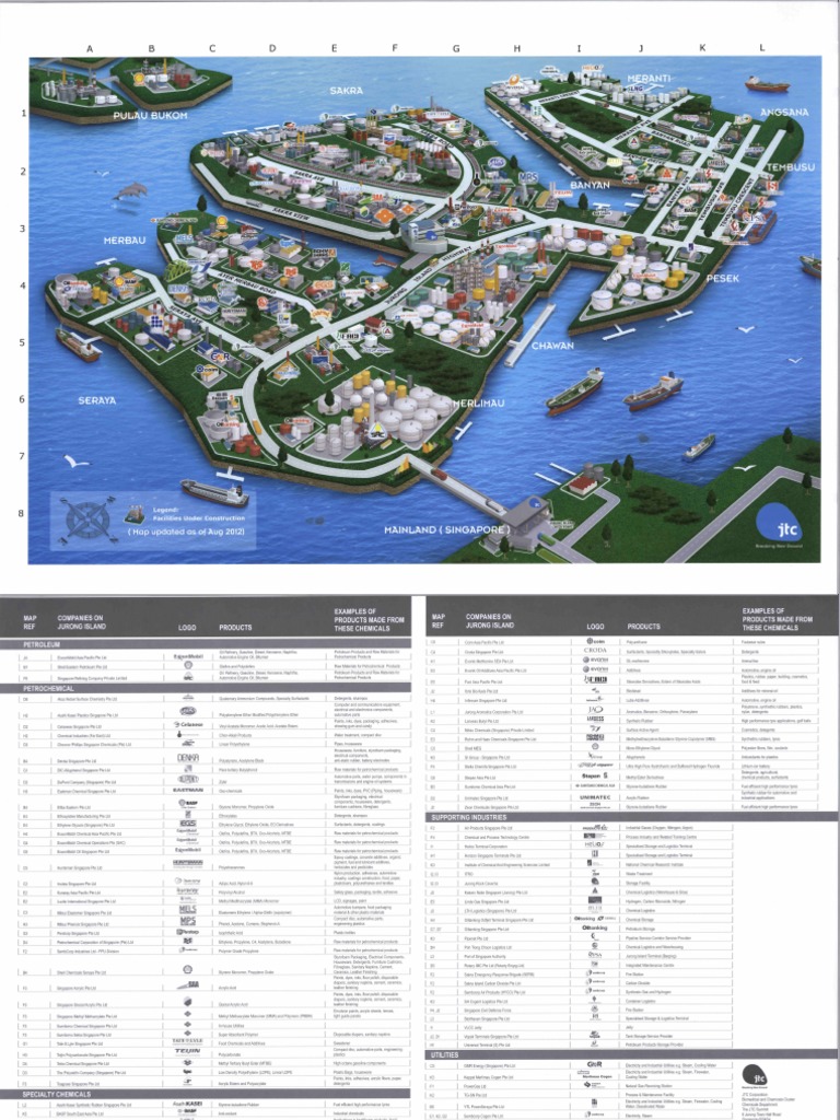 Jurong Island Map | PDF