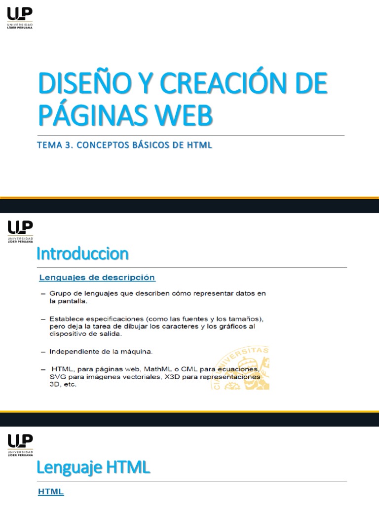 Conceptos Básicos de HTML | PDF