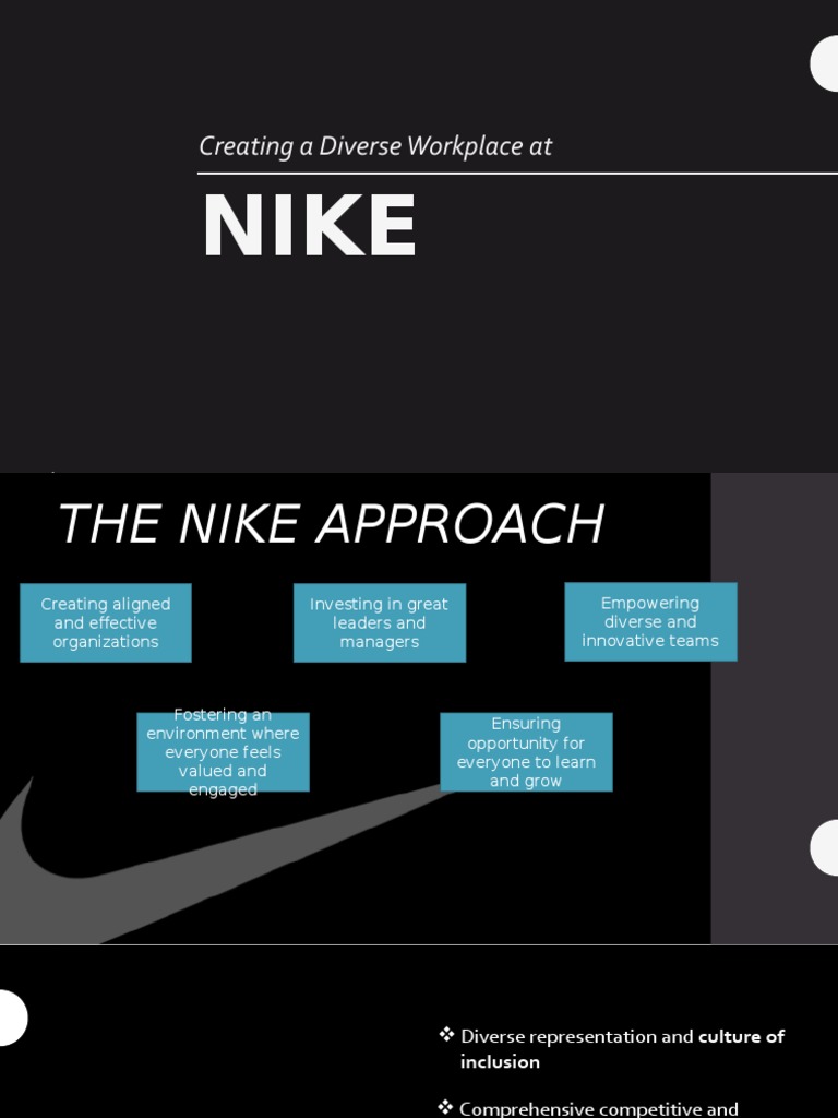 Nike Diversity Presentation Example | PDF | Mentorship | Employment
