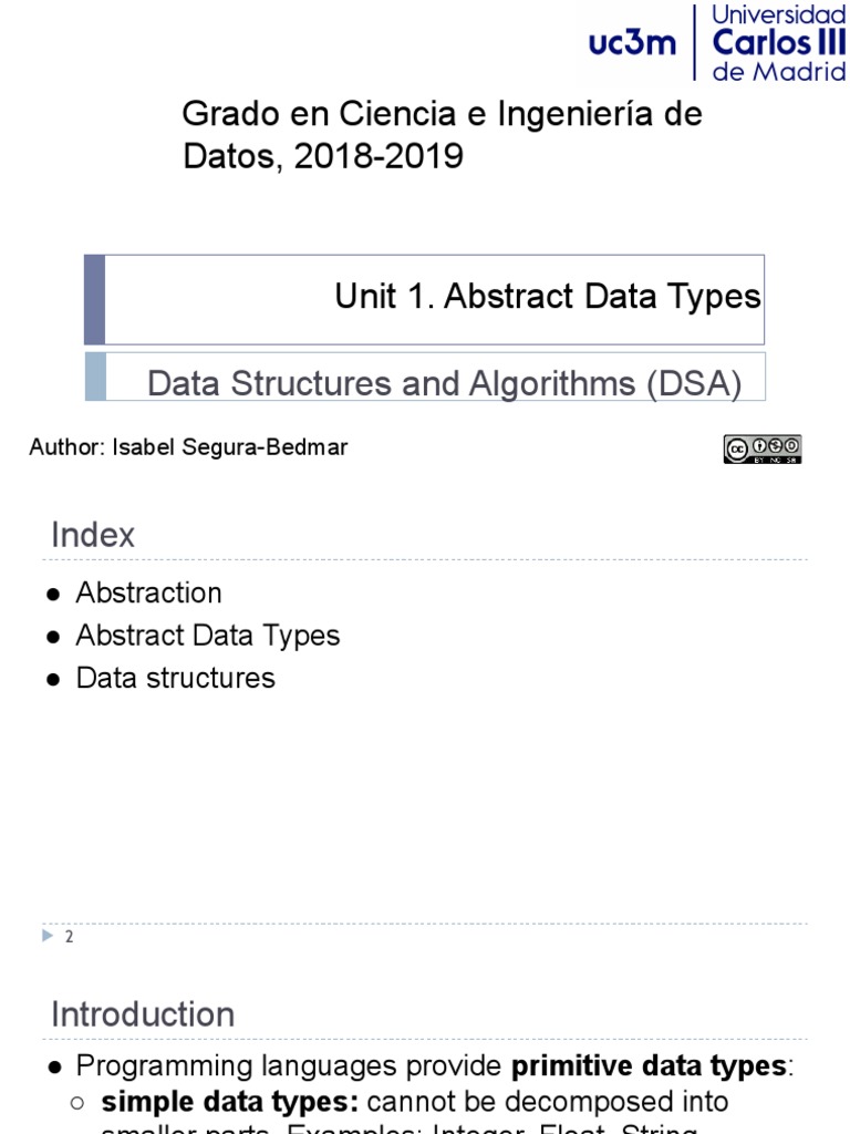 Abstract Data Types | Download Free PDF | Data Type | Data Structure