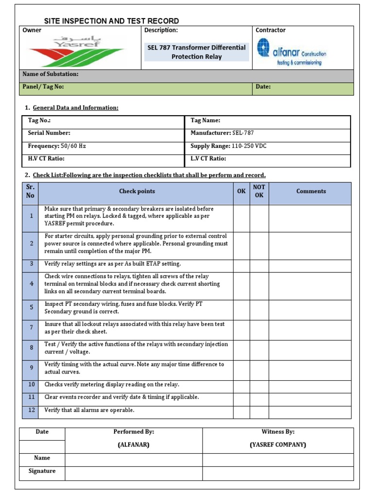 SEL-787 Transformer Protection Relay-REV02 | PDF | Relay | Fuse ...