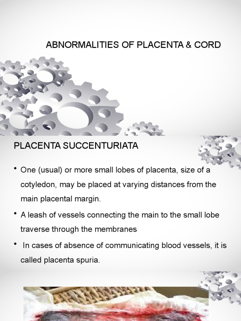 Abnormalities of Placenta | PDF | Placenta | Fetus
