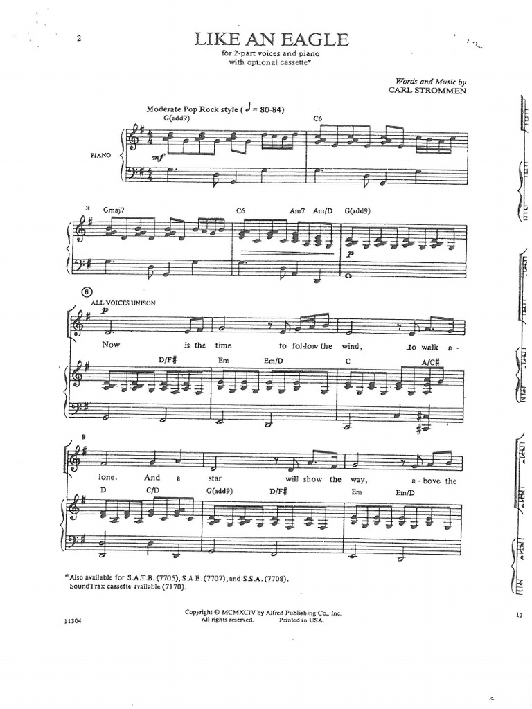 Like An Eagle (Carl Strommen) PDF | PDF