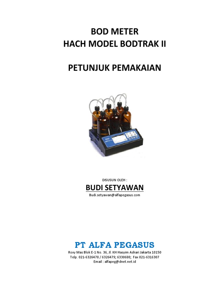 Panduan Penggunaan BODTrak II | PDF