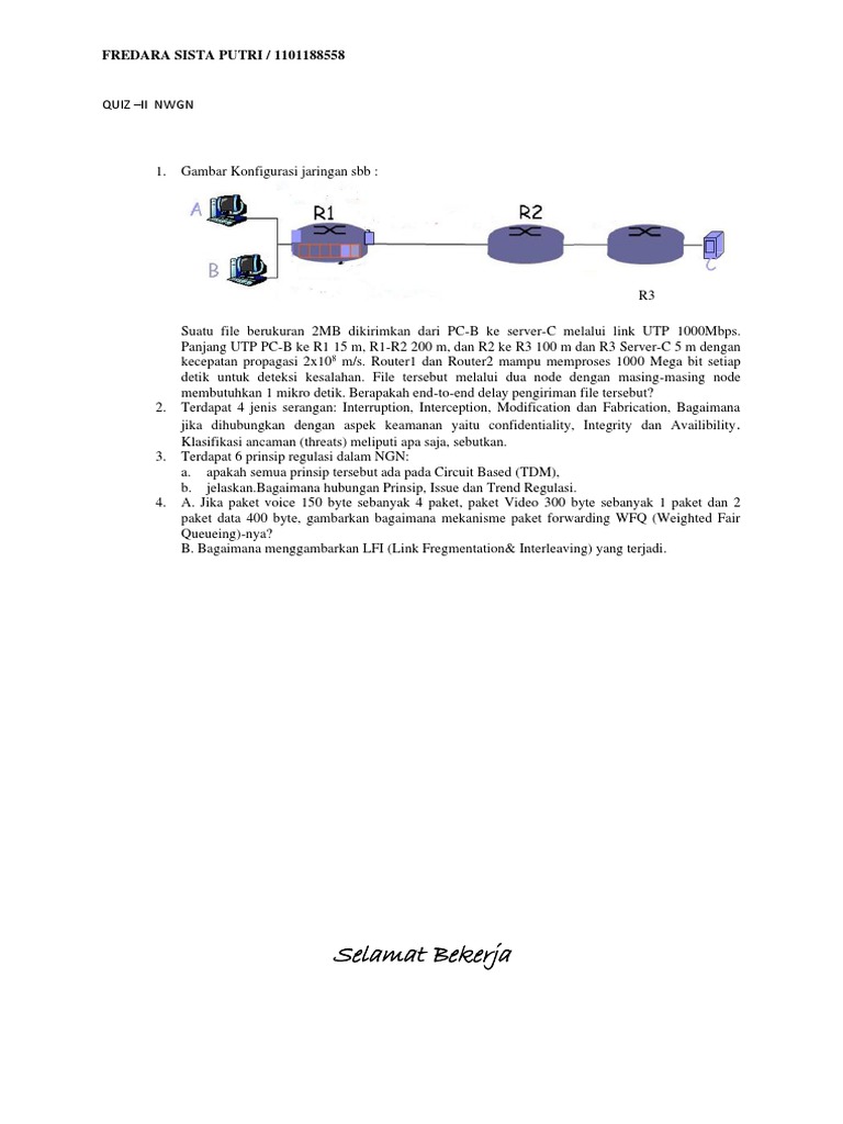 Fredara Sista Putri-1101188558-KUIS 2 NGN PDF | PDF