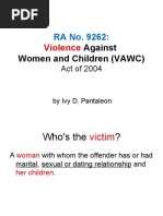 10 Important Questions On VAWC | PDF | Victimology | Restraining Order