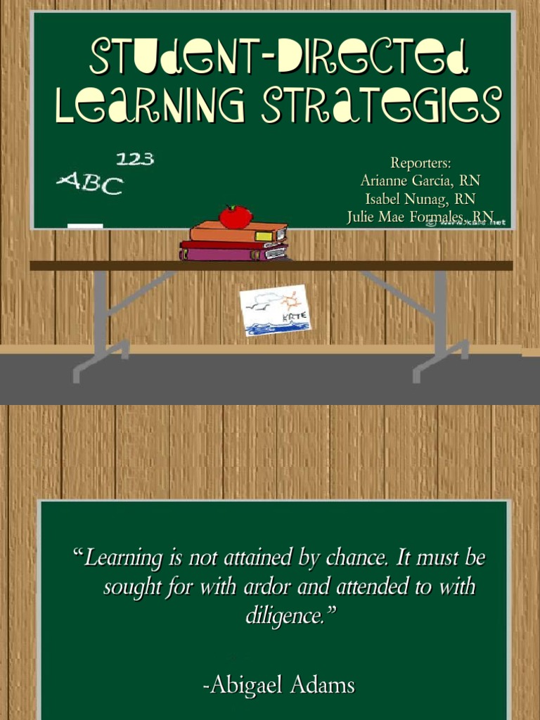 Student Directed Learning Strategies | Download Free PDF ...