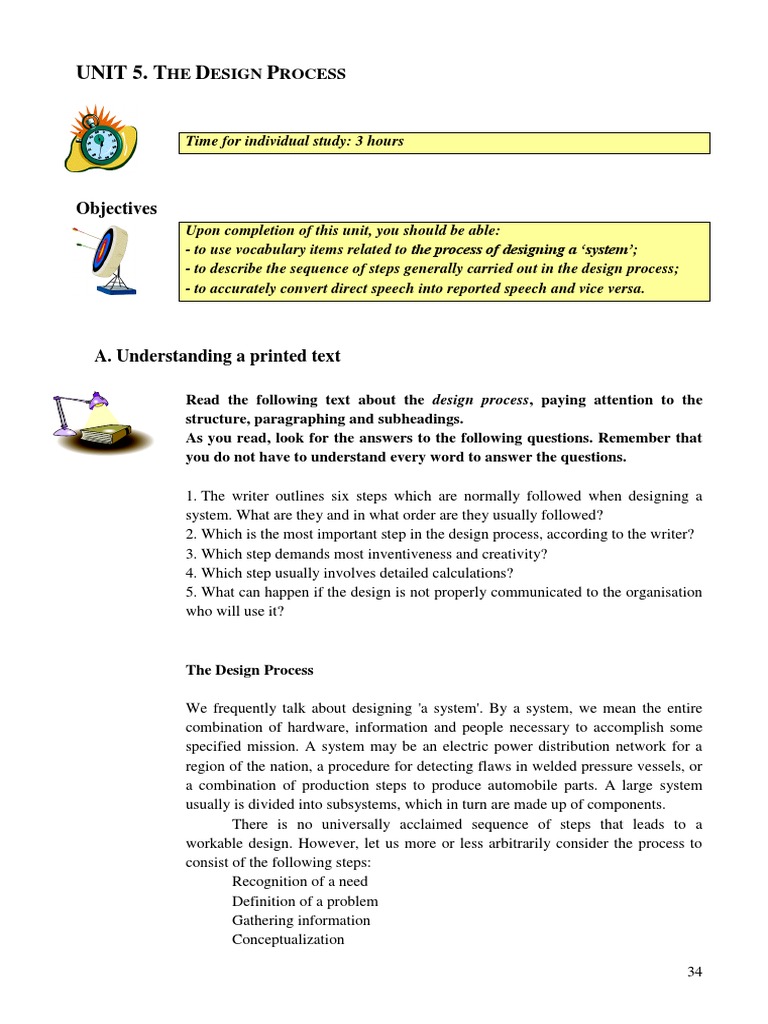 Lecture 5. The Design Process | PDF | Design | Information