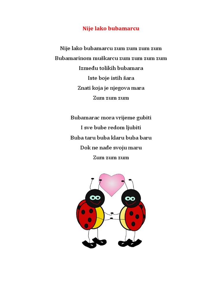 Nije Lako Bubamarcu | PDF