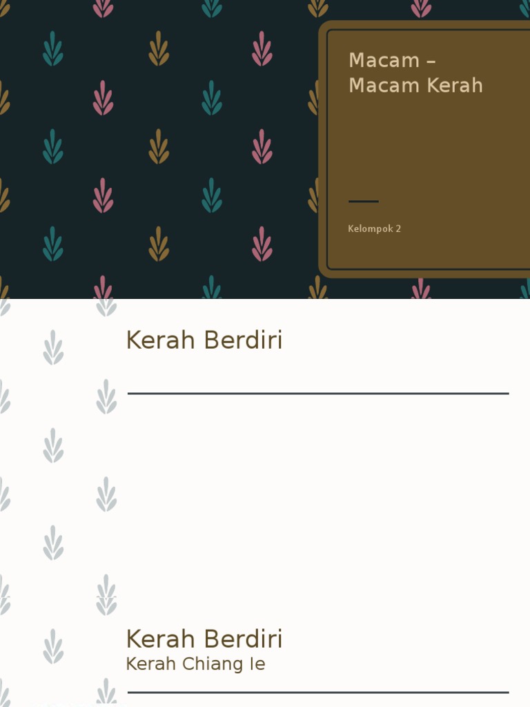 Macam - Macam Kerah | PDF