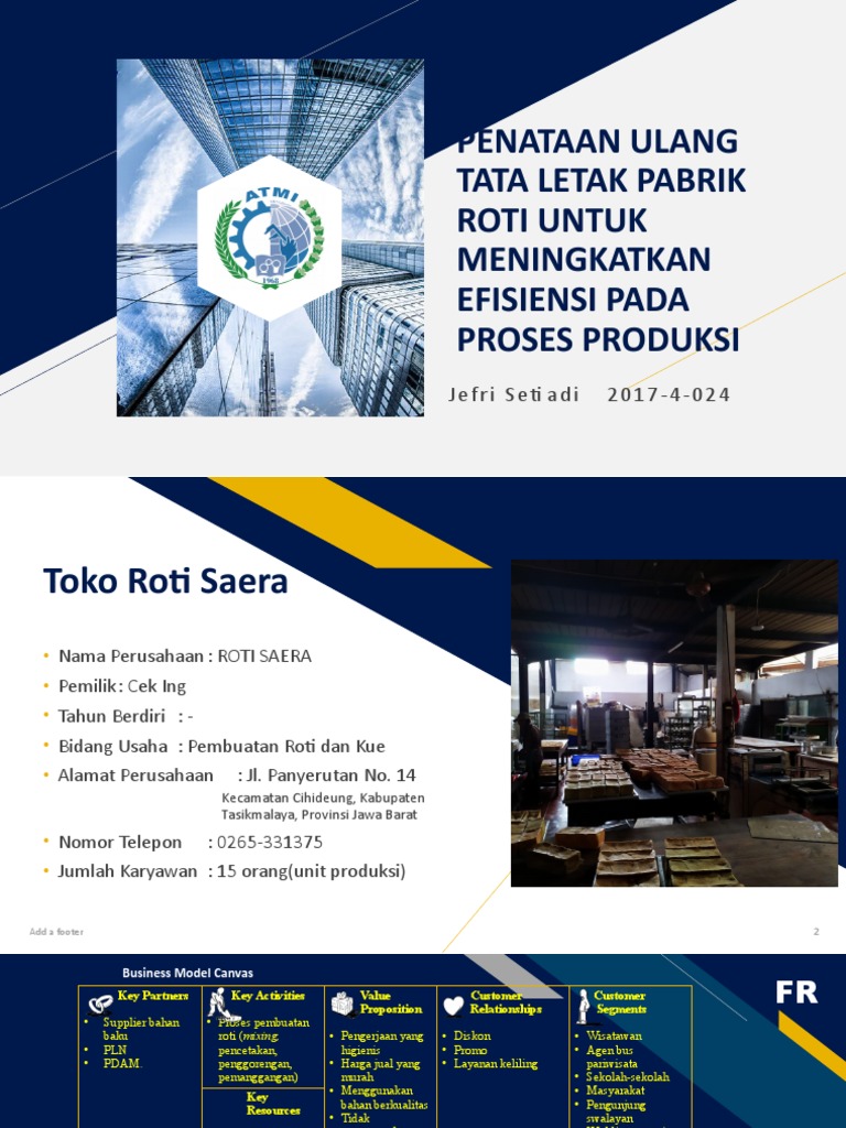 Penataan Ulang Tata Letak Pabrik Roti Untuk Meningkatkan | PDF