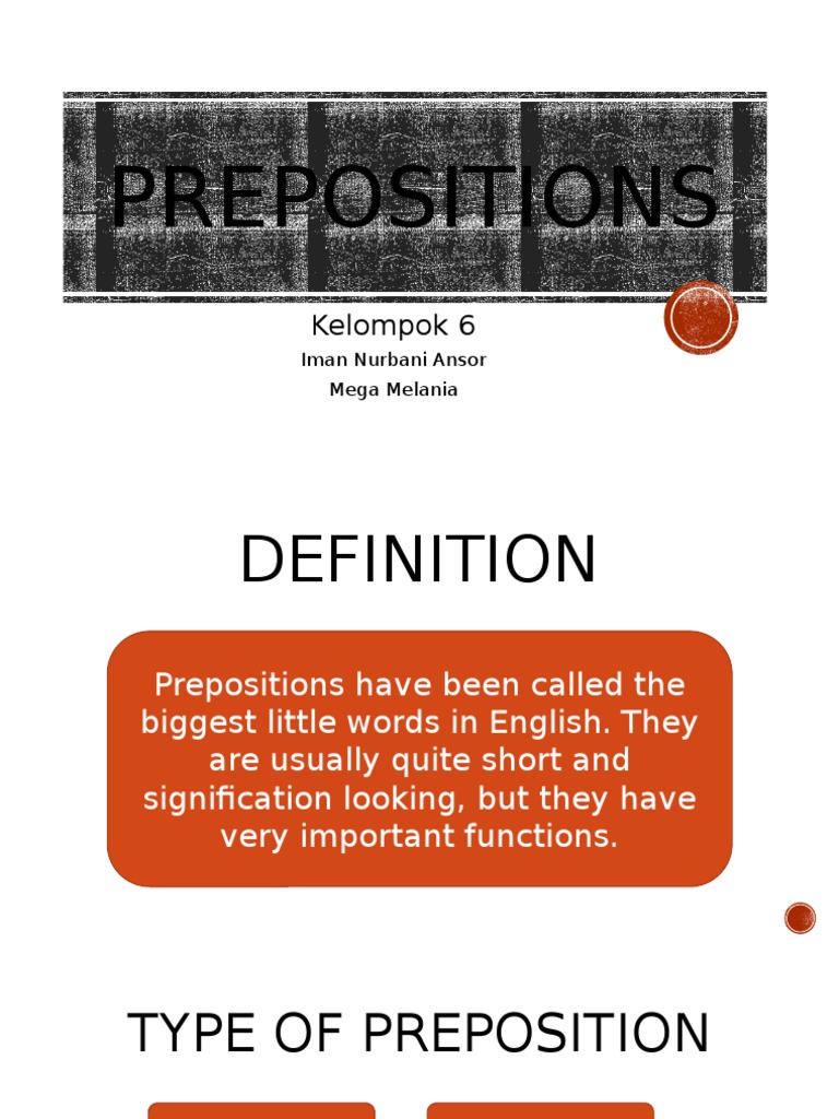 Prepositions | PDF | Adverb | Preposition And Postposition