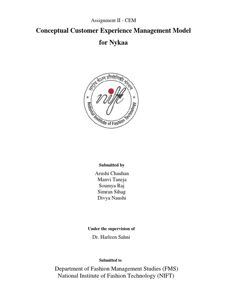 Proposed CEM Model For Nykaa | PDF | Customer Experience | Online Shopping