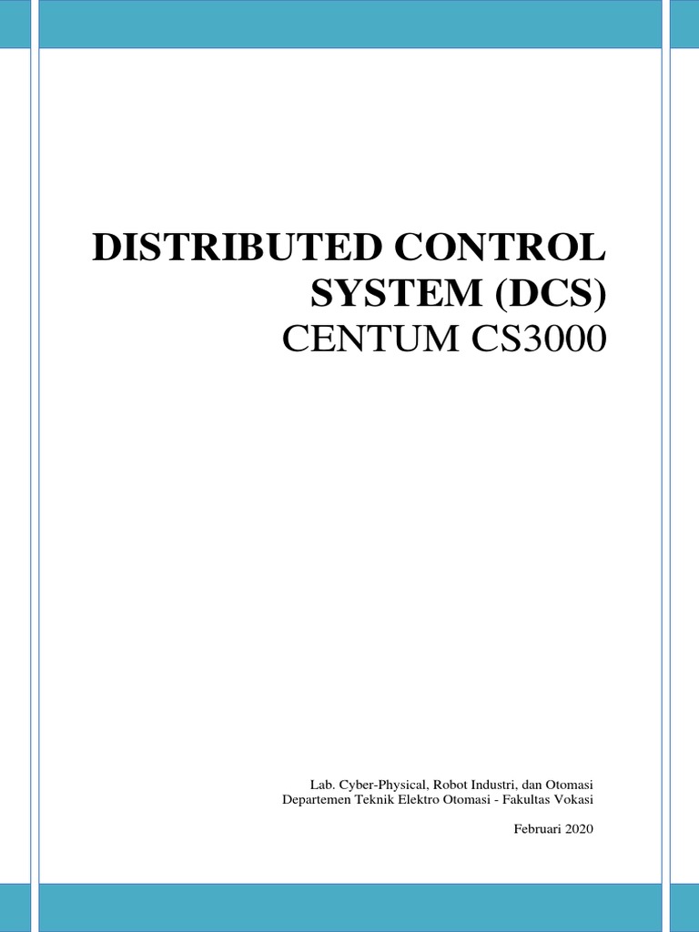 DCS Centum CS3000 Module PDF | PDF