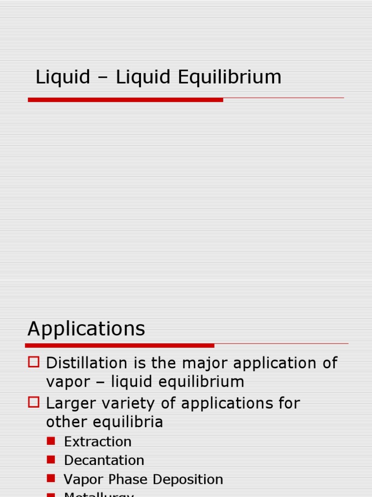 Liquid Liquid Equilibria | PDF | Solubility | Phase (Matter)