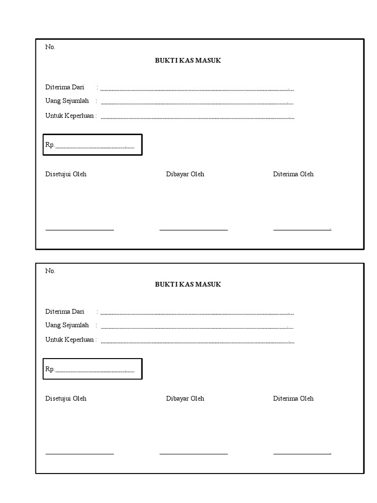 Format BKK Dan BKM | PDF