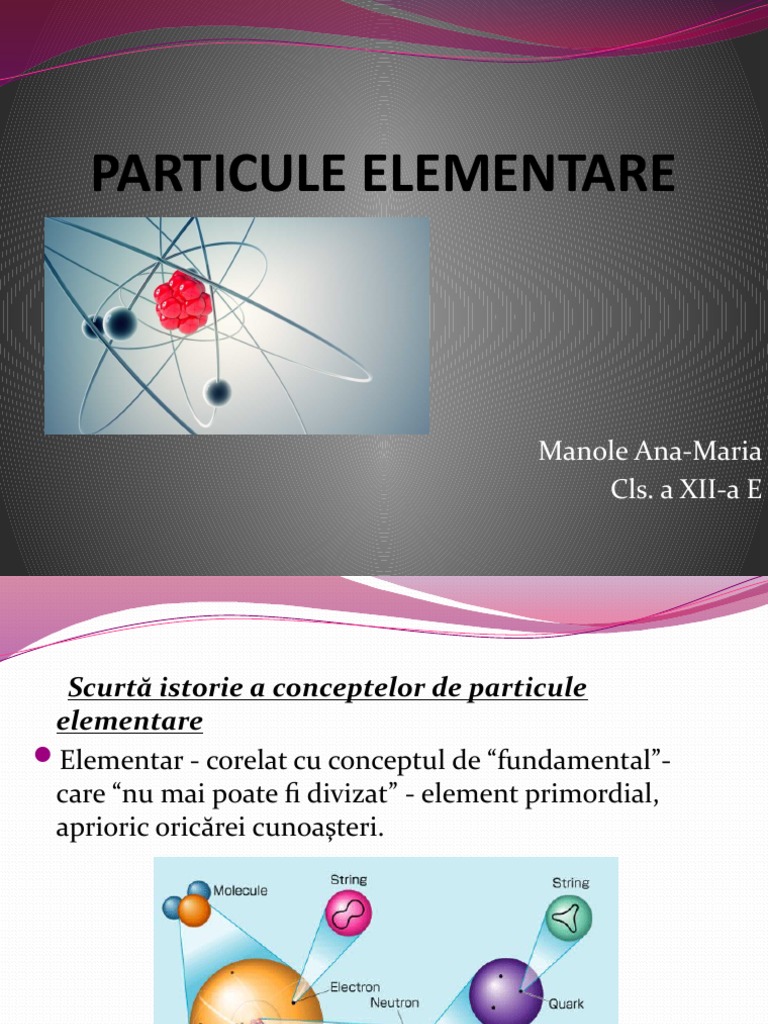 Particule Elementare | PDF
