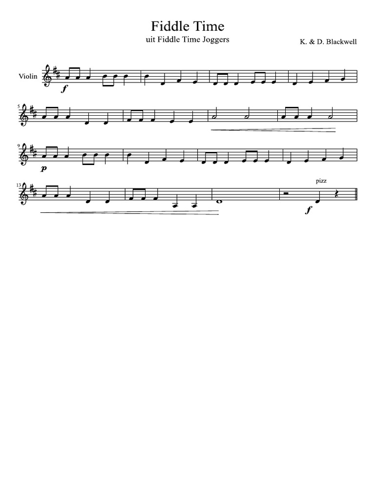 Fiddle Time Viool PDF | PDF