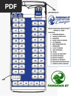 50 Denah Tempat Duduk Bus Pariwisata Seat | PDF