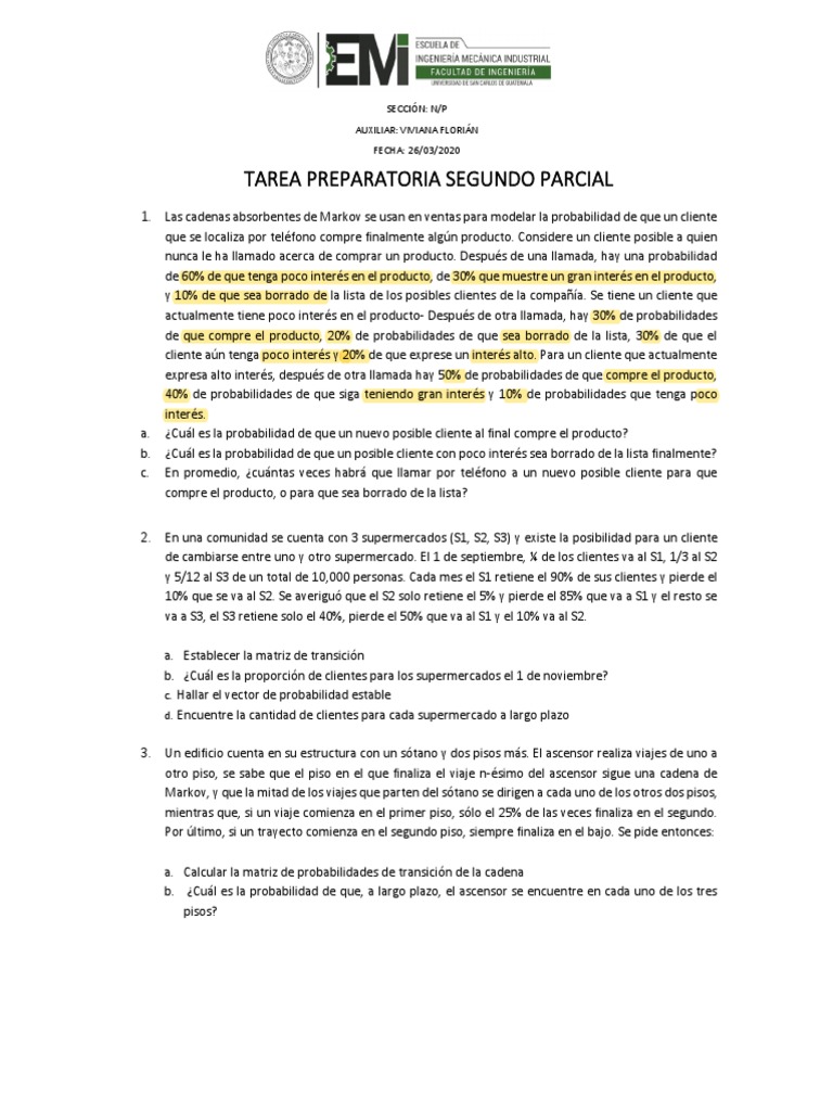 Tarea IO2 | PDF | Cliente | Business
