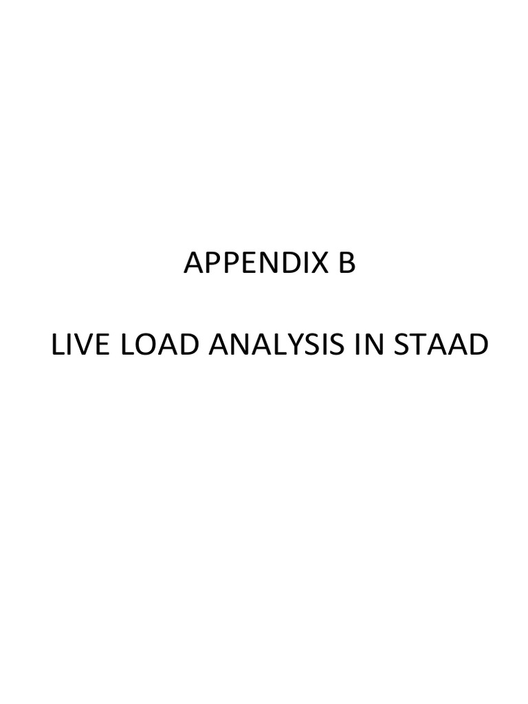 Metro Live Load Analysis | PDF | Mechanical Engineering | Computing And ...