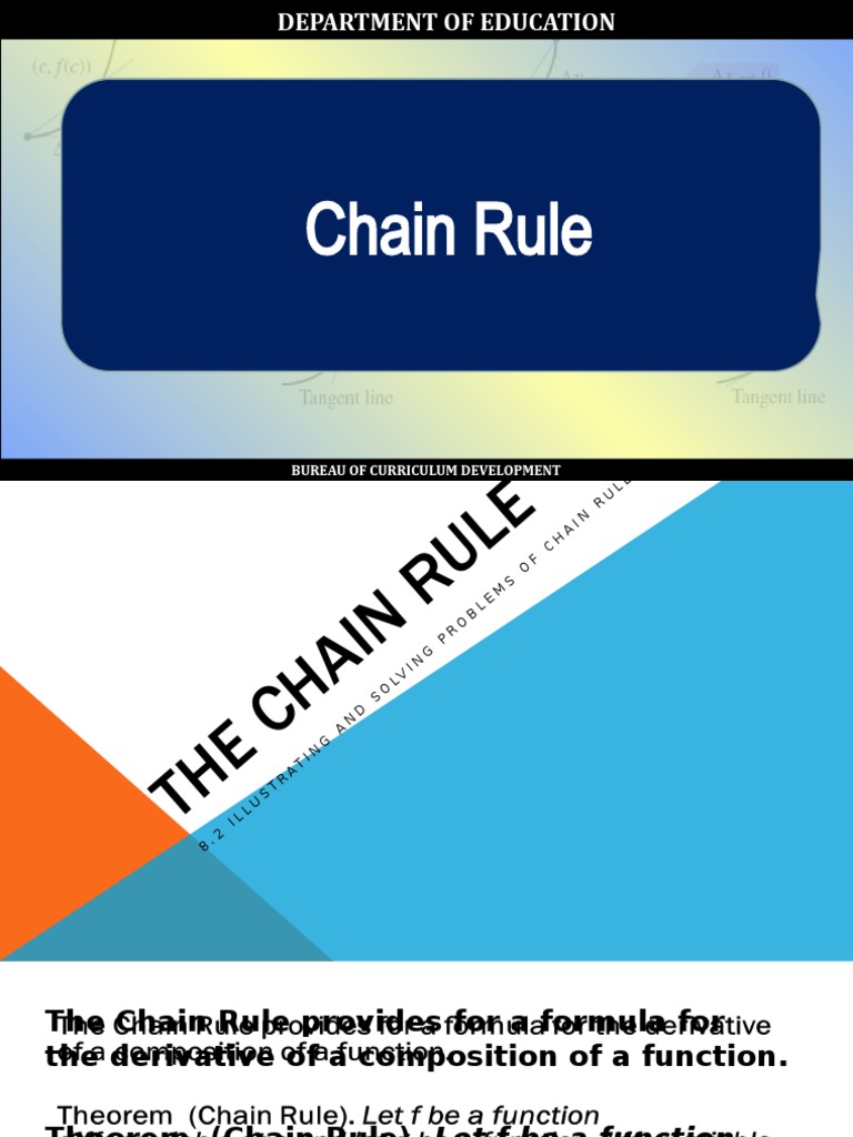 The Chain Rule | PDF | Derivative | Function (Mathematics)