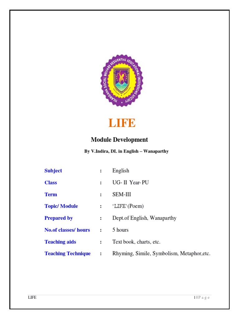 LIFE - Module Development | PDF | Charlotte Brontë | Brontë Family