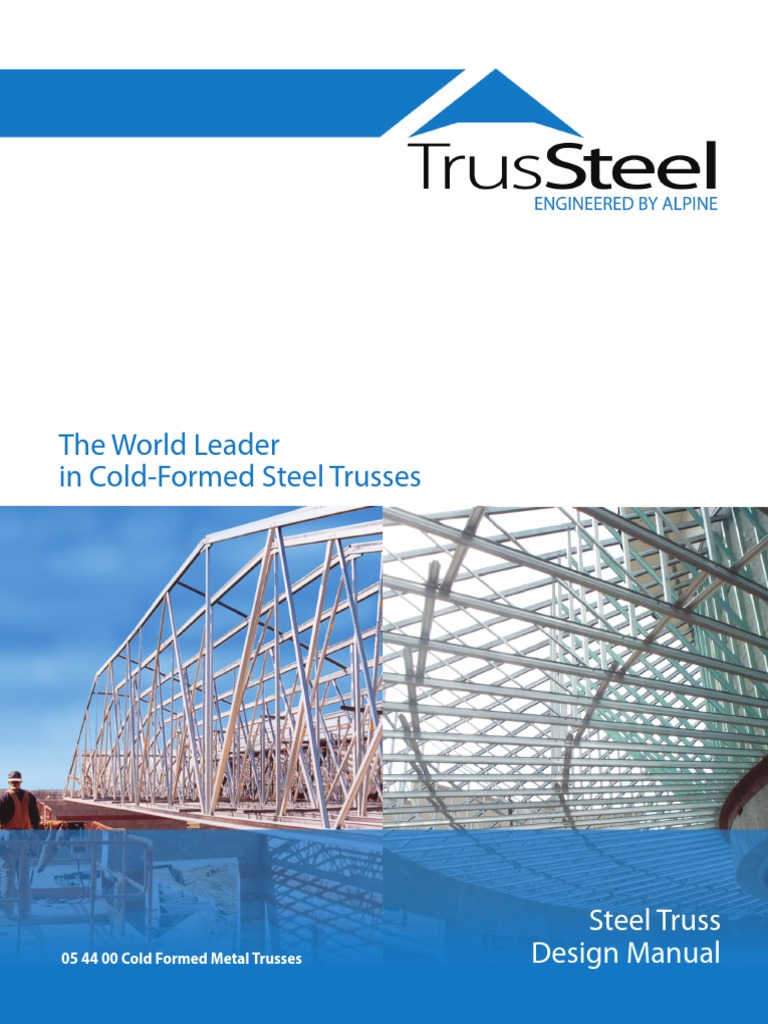 TrusSteel - Truss Design Manual (2017) PDF | PDF | Truss | Structural ...