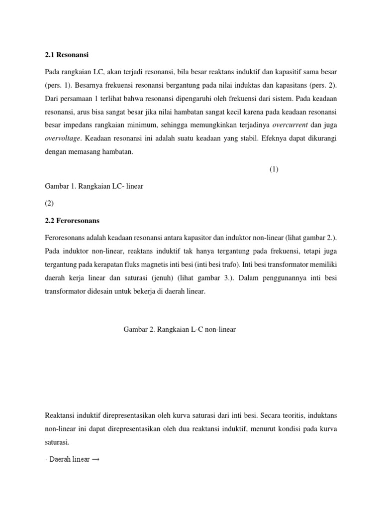 Resonansi Dan Ferro PDF | PDF | Sains & Matematika