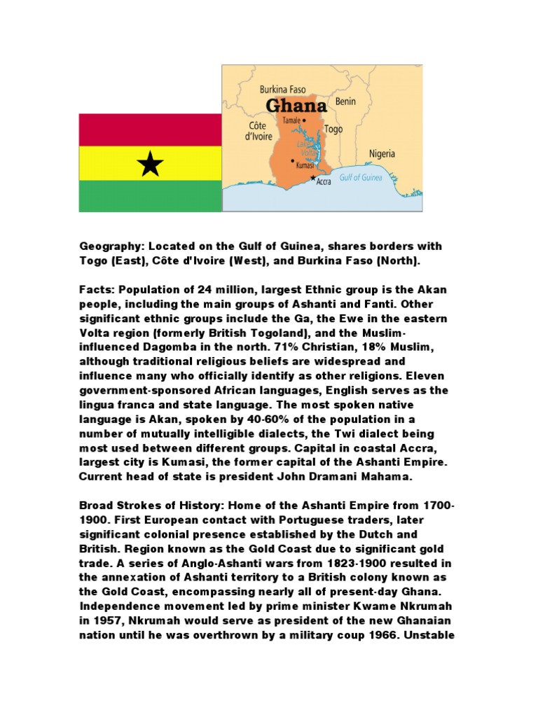 History of Ghana Notes | PDF | Ghana | British Empire