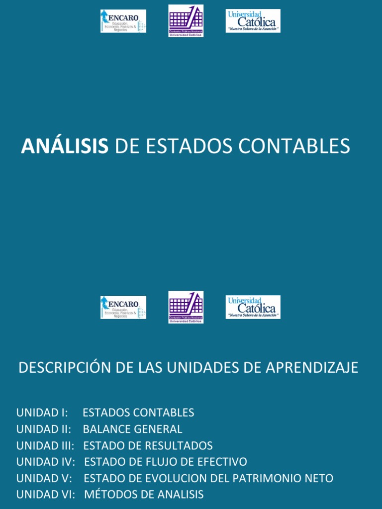 Análisis Eecc | PDF | Contabilidad | Hoja de balance