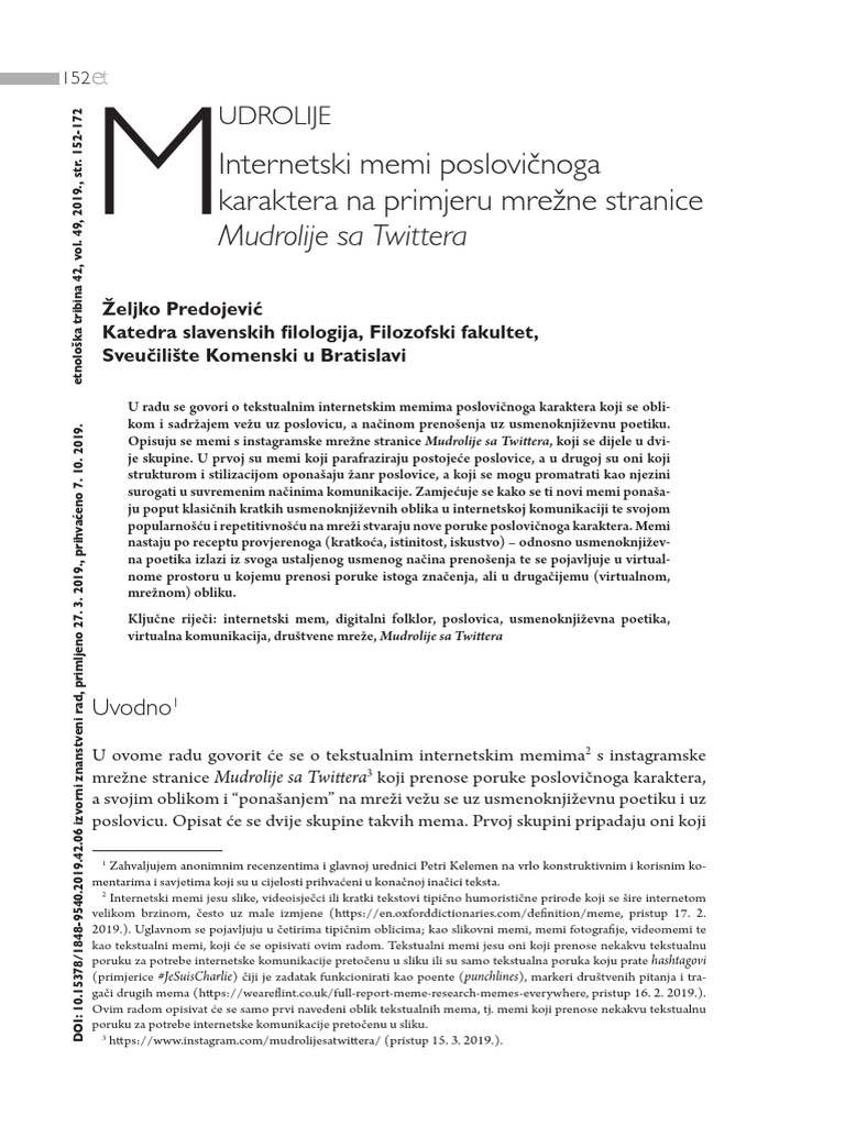 Predojevic ET 2019 PDF | PDF