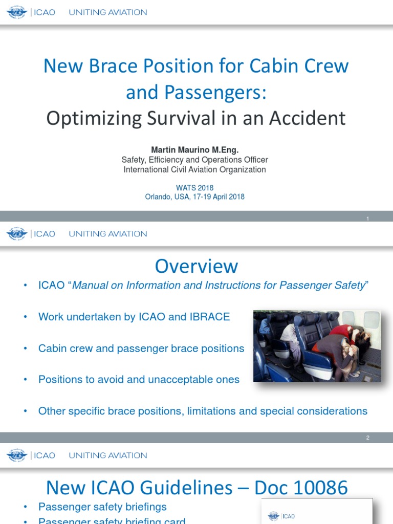 New ICAO Guidelines for Optimizing Passenger and Crew Survival in ...